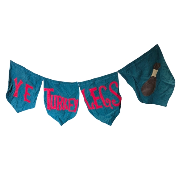 Wall Decor | Handmade Medieval Style Turkey Legs Banner | Poshmark